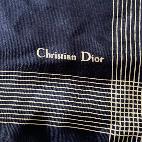 Dior | Accessories | Christian Dior Pocket Square | Poshmark